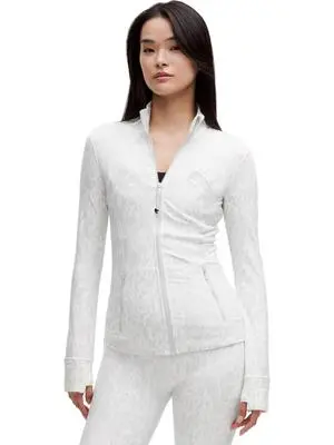 Lululemon Define Jacket Contour Spot White Multi