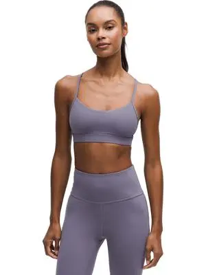 Lululemon Flow Y Bra Nulu Grape Mist