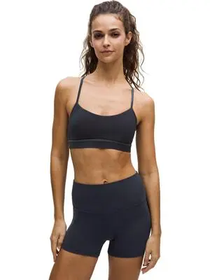 Lululemon Flow Y Bra Nulu - Midnight Haze Mini Black Multi