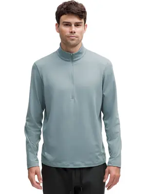 Lululemon Soft Jersey Half Zip Crater Blue