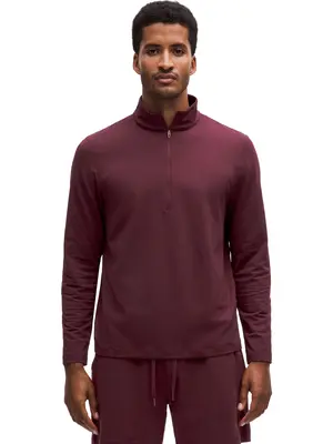 Lululemon Soft Jersey Half Zip Garnet