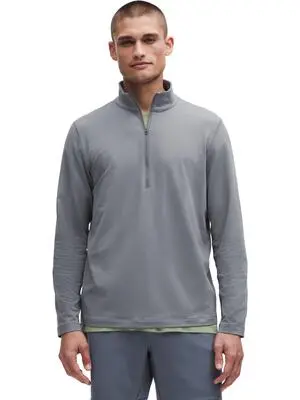 Lululemon Soft Jersey Half Zip Solar Grey
