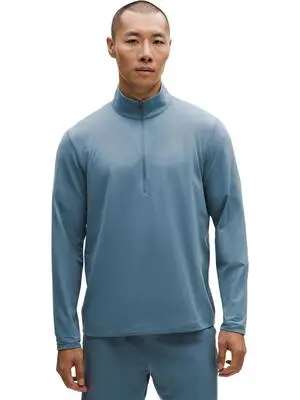 Lululemon Soft Jersey Half Zip - Steel Blue