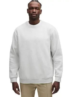 Lululemon Steady State Crew Heathered Core Ultra Light Grey