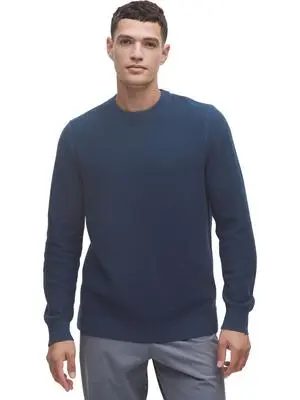 Lululemon Textured Knit Crewneck Sweater - Club Blue