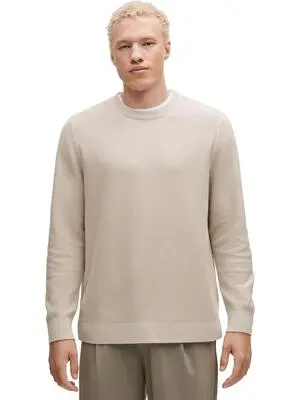 Lululemon Textured Knit Crewneck Sweater - Dove Grey