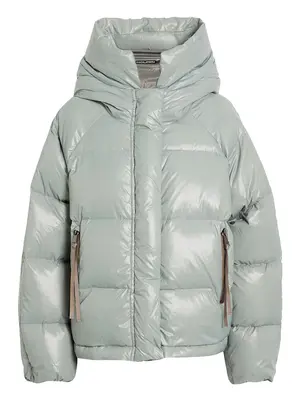 HOLDEN Quilted Hooded Down Jacket - Sage Green