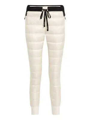 HOLDEN Fleece-paneled Quilted Shell Track Pants - Ivory
