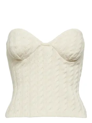 MAGDA BUTRYM Magda Butrym Cable-Knit Tube Top
