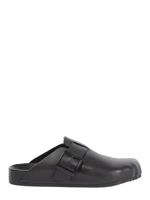 Balenciaga Sunday Leather Clogs - Black