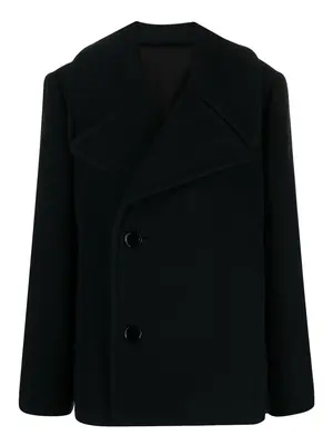 LEMAIRE LEMAIRE Double-Breasted Wool Coat
