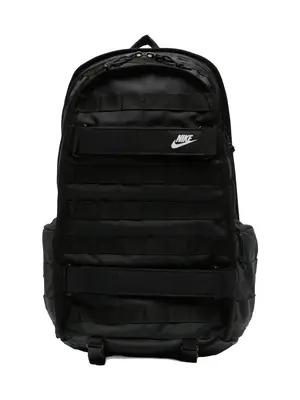 Nike Logo-patch Backpack - Black