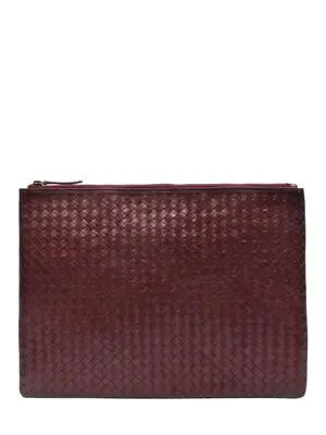 Dragon Diffusion Interwoven-design Clutch - Red
