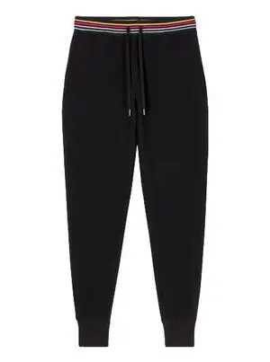Paul Smith Lounge Sweatpants With Trim - Black