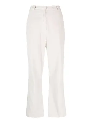 Kristensen Du Nord Straight-leg Corduroy Trousers - Neutrals