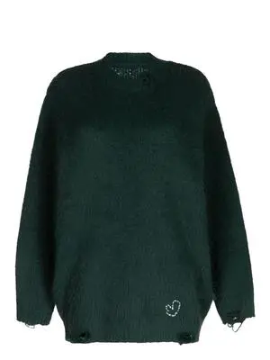 ADER ERROR Brushed Jumper - Green