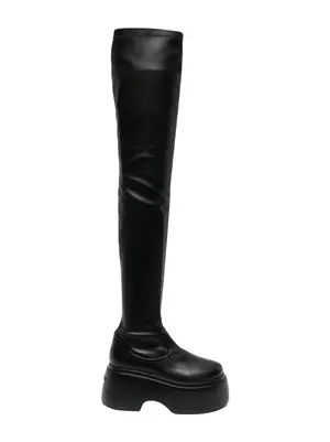 LE SILLA Kembra 100mm Thigh-high Boots - Black