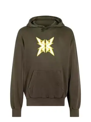 Givenchy Distressed Hoodie - Green