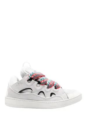LANVIN Lanvin Curb Panelled Sneakers Grey