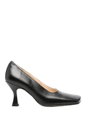 SOULIERS MARTINEZ Rosana 80mm Leather Pumps - Black