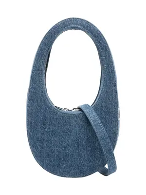 Coperni Swipe Denim Bag - Blue