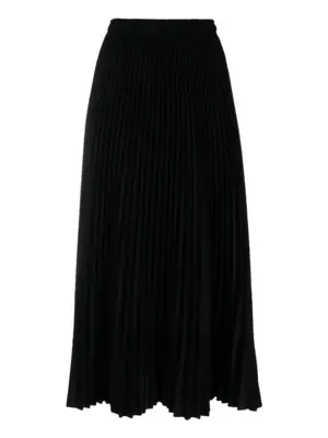 ERMANNO SCERVINO Ermanno Scervino High-Waisted Pleated Midi Skirt