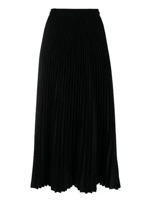 ERMANNO SCERVINO Ermanno Scervino High-Waisted Pleated Midi Skirt
