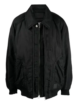 SONGZIO Meta Ma-1 Jacket With Detachable Collar - Black