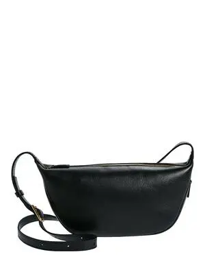 Madewell The Sling Leather Crossbody Bag - True Black
