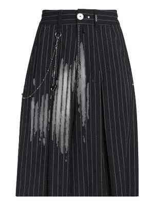 HIGH HIGH Pinstriped Wide-Leg Shorts
