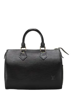 LOUIS VUITTON Epi Speedy 25 - Black