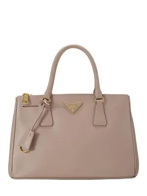Prada Saffiano Executive Small Tote Beige