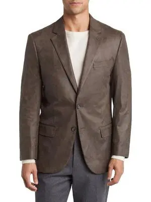 DANIEL HECHTER Norris Faux Suede Sport Coat - Mushroom