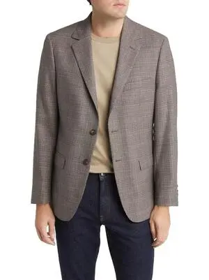 DANIEL HECHTER Plaid Wool Sport Coat - Olive