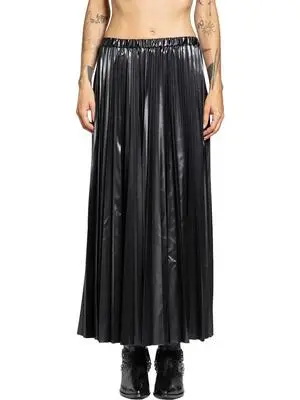 Junya Watanabe Pleated Maxi Skirt - Black