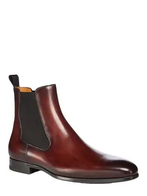 Magnanni Monza Pull On Chelsea Boots - Midbrown