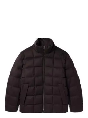 Loro Piana Tuul Quilted Cashmere Down Jacket - Black