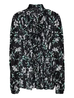 Rag & Bone Sachi Floral-print Blouse - Black