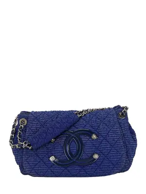 Chanel Nylon Flap Bag - Blue