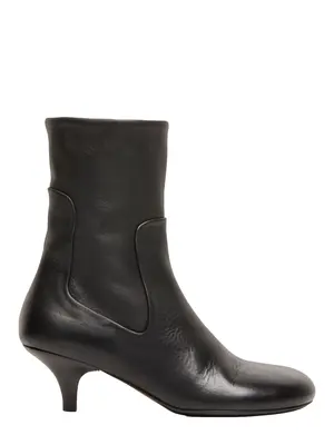 Marsèll 45mm Spilla Leather Boots - Brown