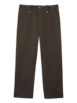 Burberry Wide-leg Trousers - Brown