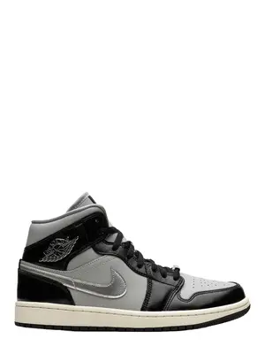 JORDAN Air 1 Mid Se Chrome Sneakers - Black