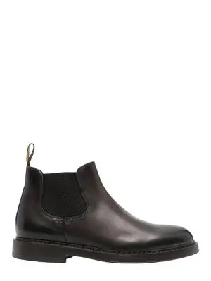 DOUCAL'S Round-toe Leather Boots