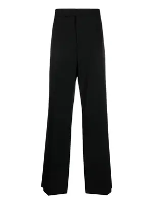 JIL SANDER Wool Straight-leg Trousers - Black