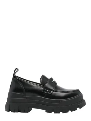 BUFFALO Aspha Platform-sole Loafers - Black