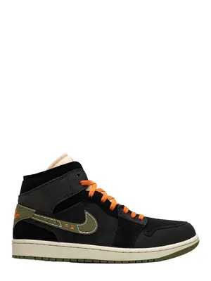 JORDAN Air 1 Mid Se Craft Sneakers - Black