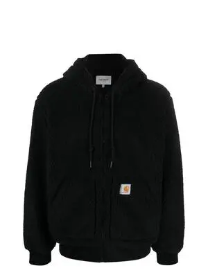 Carhartt Work In Progress Active Liner Fleece Hooded Jacket - Black