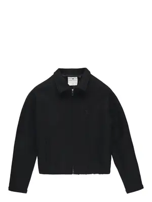 COURREGES Logo-patch Wool Jacket - Black