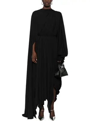 Balenciaga All In Midi Dress - Black