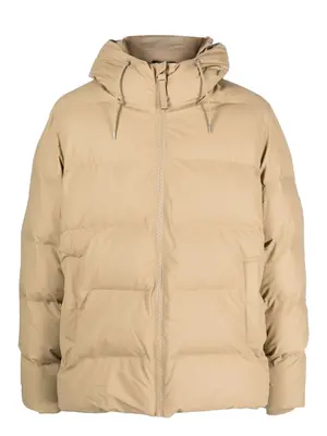 Rains Alta Hooded Padded Jacket - Neutrals